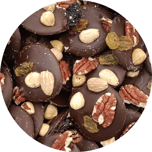 Chocolade studentenflikken puur kopen? Rijk & vol noten en fruit ...